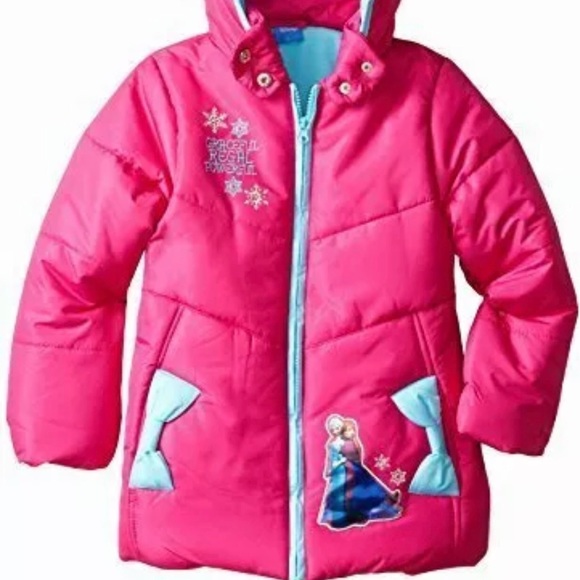 Disney | Jackets & Coats | Disney Frozen Kids Elsa And Anna Jacket ...